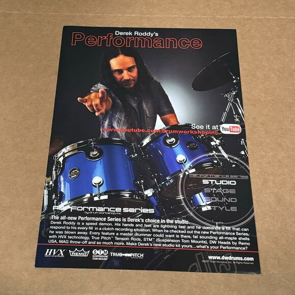 DW | Other | Derek Roddy Of Serpents Rise Dw Drums 21 Print ...